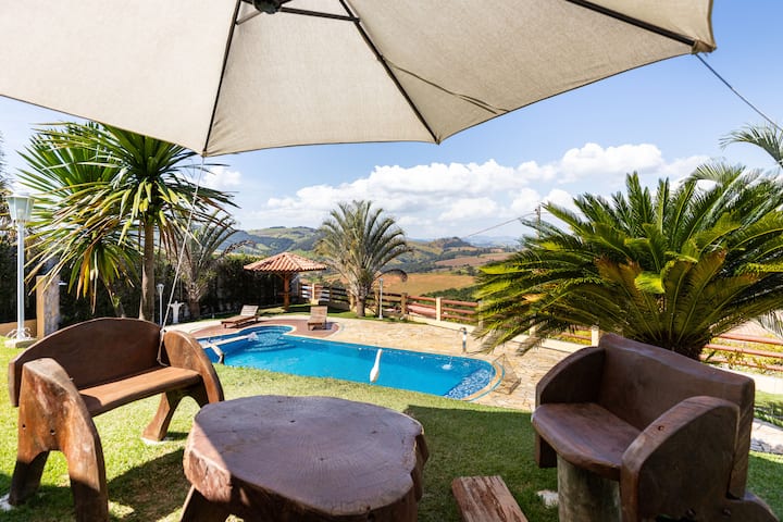 Casa De Campo Sol Nascente,ampla E Cheia De Estilo - Socorro