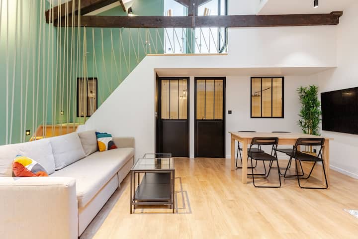 Loft Spacieux Pour 10 Personnes Avec Terrasse - Nice