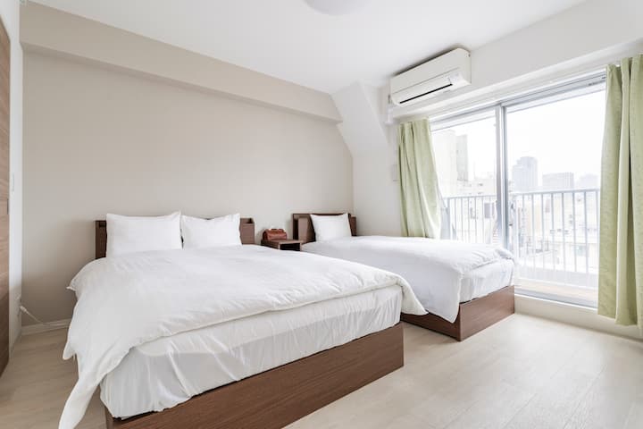 （New Open）道頓堀2分钟房子高级公寓701 - Osaka