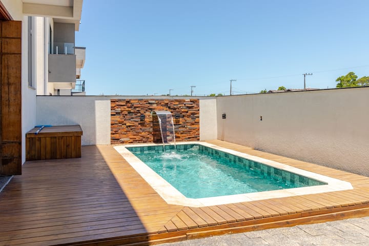 Casa Na Praia Do Rosa Com Piscina A 400m Da Lagoa - Imbituba