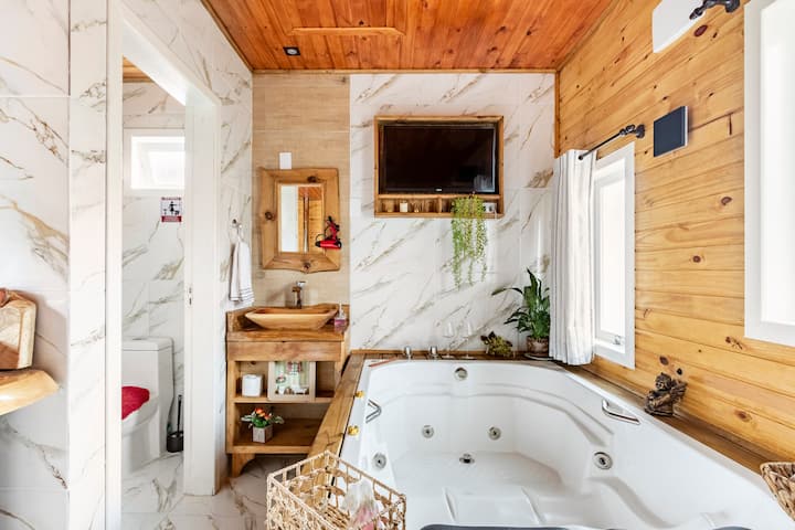Chalé Romântico Recanto São Jorge C/ Bela Jacuzzi - Urubici