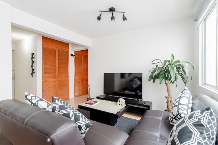 2bdr/2 Bth • Amazing Location • Wifi 300 Mbps - Mexico City