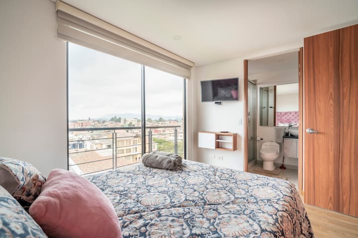 Cálido Apartaestudio Con Wifi Ultra Rápido, Cajicá - Cajicá