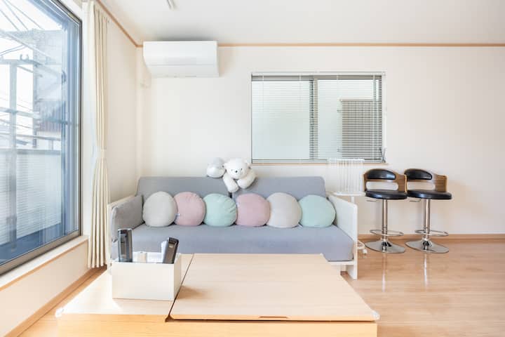 【マンスリー】Max11名利用可!池袋近くの広々一軒家!綺麗で快適なお部屋で日本滞在を満喫! - Ikebukuro