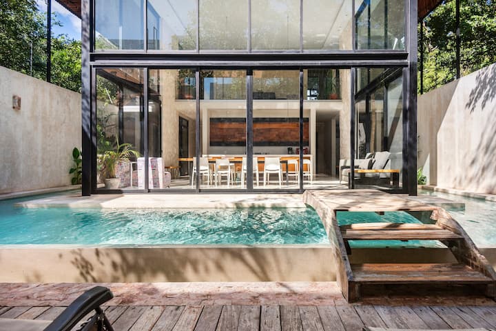 Spectacular Private Villa 4br -Aldea Zama Tulum - Tulum