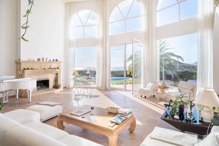 Spanische Traumvilla Mit Panorama-meerblick & Pool - San Juan Playa