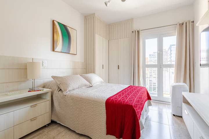 Studio 805 Moderno Completo No Centro-living Smart - Curitiba