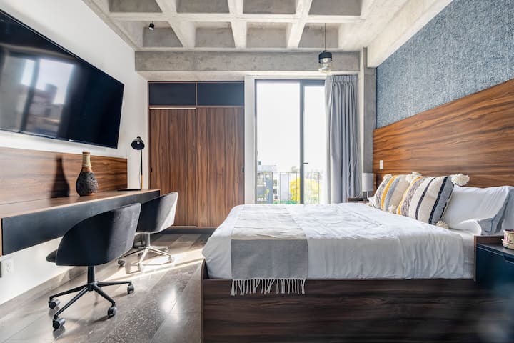 Bohemian Studio In Heart Of Roma Norte Main Avenue - México
