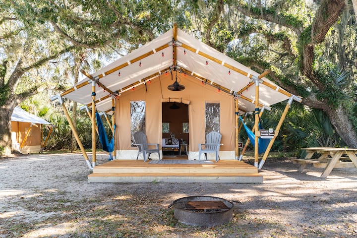 G2 Double Safari Glamping  Tent - Kissimmee Prairie Preserve State Park, Okeechobee