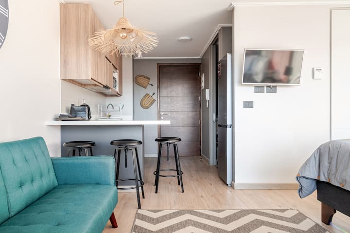 Departamento En La Ciudad, Cama King - Pucon