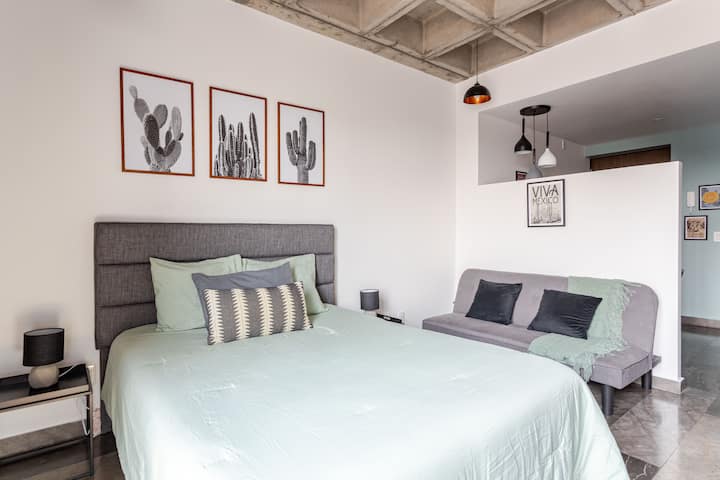 Roma Vista Loft: Oasis In The Heart Of Roma - Mexico City