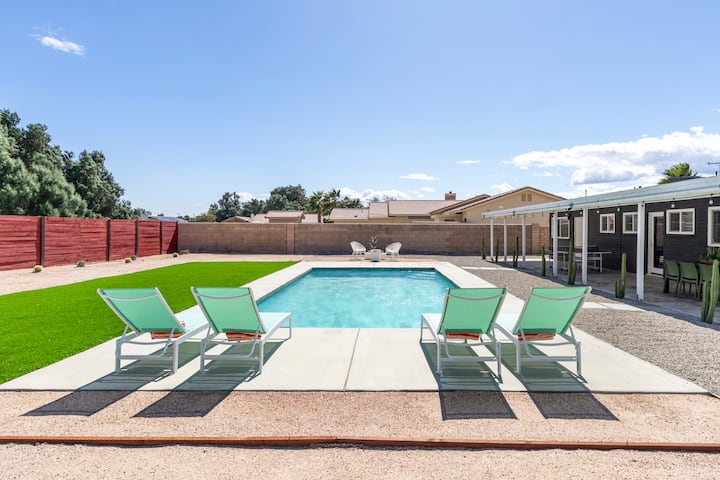 Midcentury House+pool/amenities B Bar H Ranch - Palm Springs