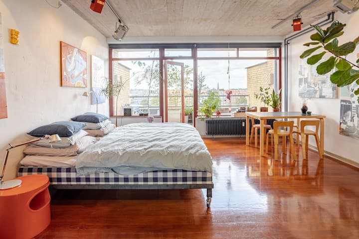 Lake & Sunset View Inner Cph Art & Design Flat - Copenhague