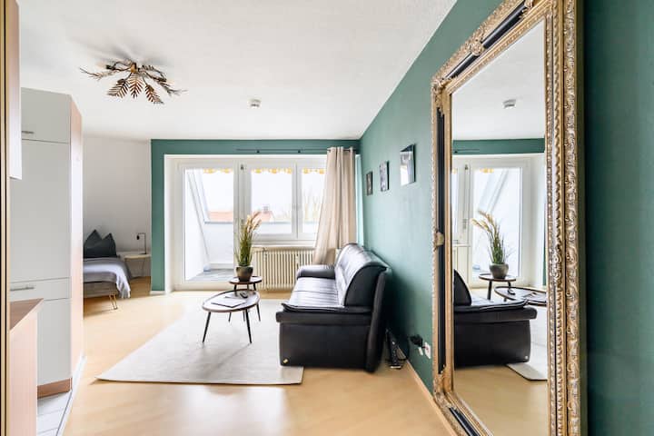 Studio Apart | Balkon | Netflix - Bad Säckingen
