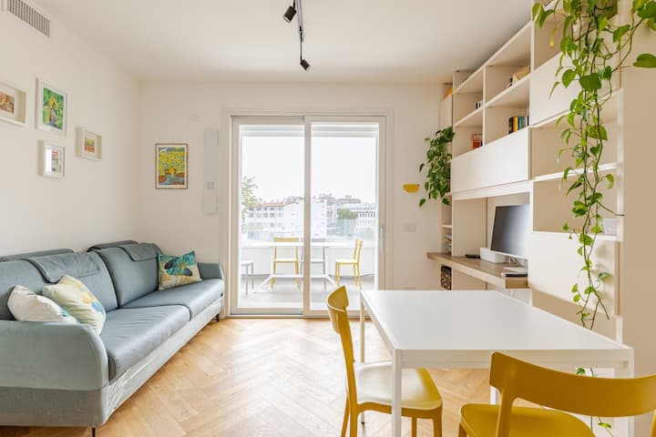 [Modern Design Flat] - Relax/work In Porta Romana - Milan
