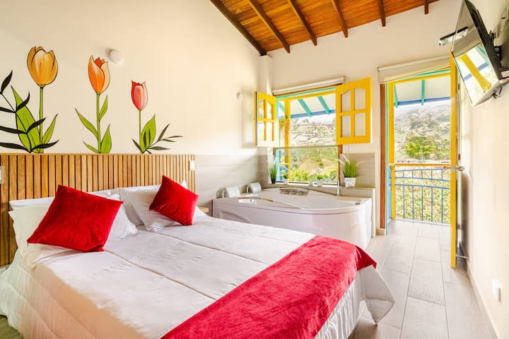 Apartamento Frente A Reserva Natural Con Jacuzzy - Jardín