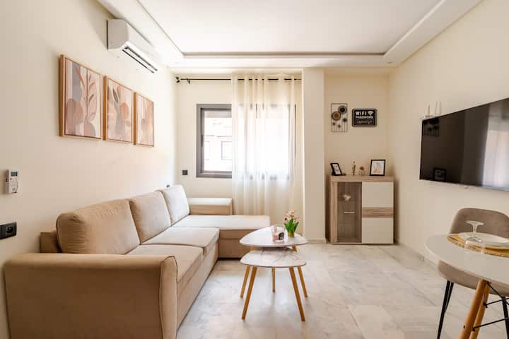 Charmant Appartement En Plein Centre-ville Gueliz - Marakesz