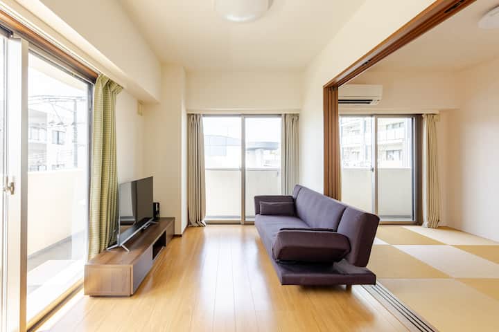 福岡空港から車で約７分  広々とした静かなお部屋 - Fukuoka