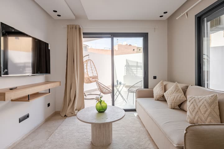 Cosy&stylish 1bedrooms W Terrace/casa City Center - Casablanca