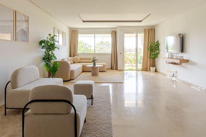 Stylish&spacious 3br Prestigia/new Stadium View - Rabat