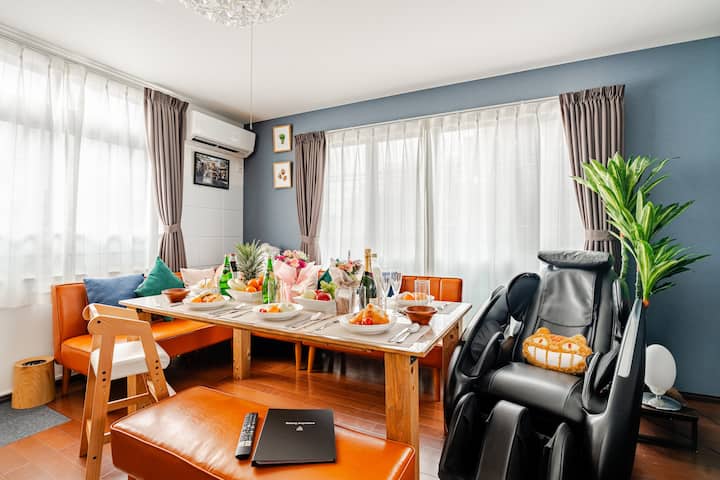 浅草&スカイツリー/Nrt&hnd45分/駅徒歩4分/1軒貸切り/83㎡/3ldk/駐車場1台/癒し - 東京都