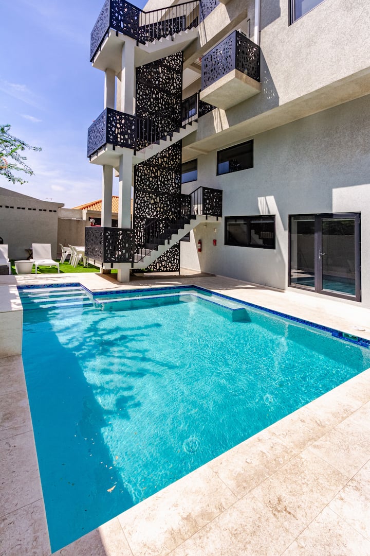 *Brand New 2br/ba, Pool/ Noord, 8 @ Beach 20% Off - Aruba
