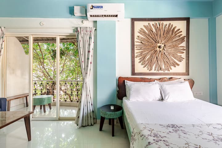 Boho Room 3 (1bhk Vagator Beach) - Anjuna