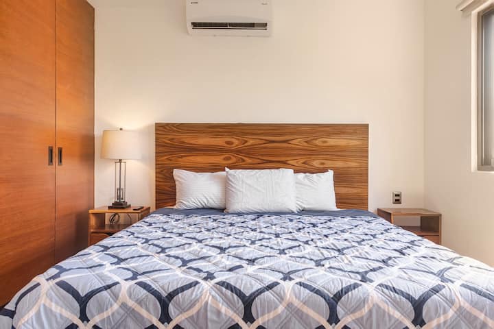 Suite Tropical Excelente Ubicación+roof+piscina - Cancún