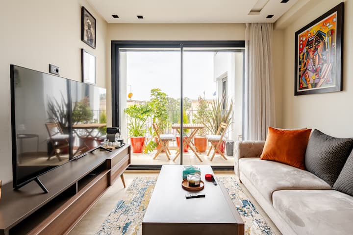 Studio A 5 Min De La Plage/cusine Separee/gym - Casablanca