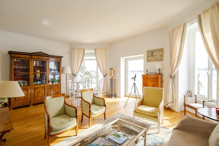 Superbe Appartement Avec Terrasse Vue Mer - Centre - Dinard