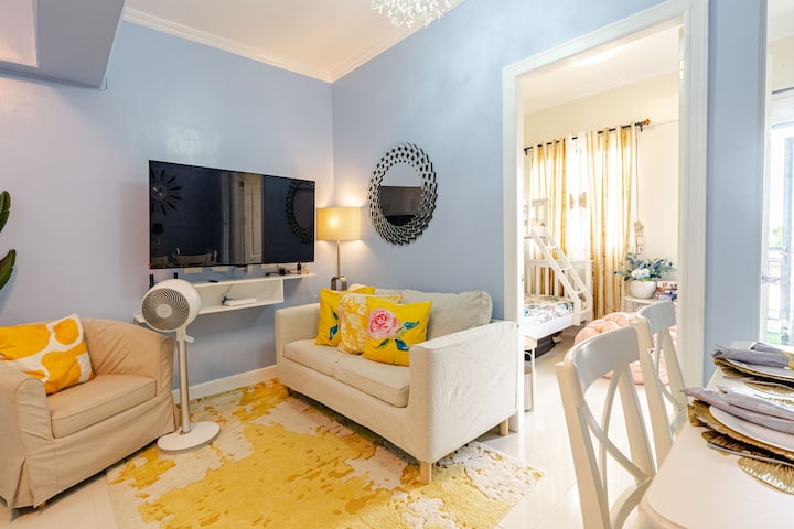 Sleek 1br Getaway Near Airport & Cclex(2-6 Guest) - Lapu-Lapu City