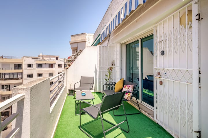 2 Br, Ensoleillé, Terrasse - Au Centre De L’adgal - Rabat
