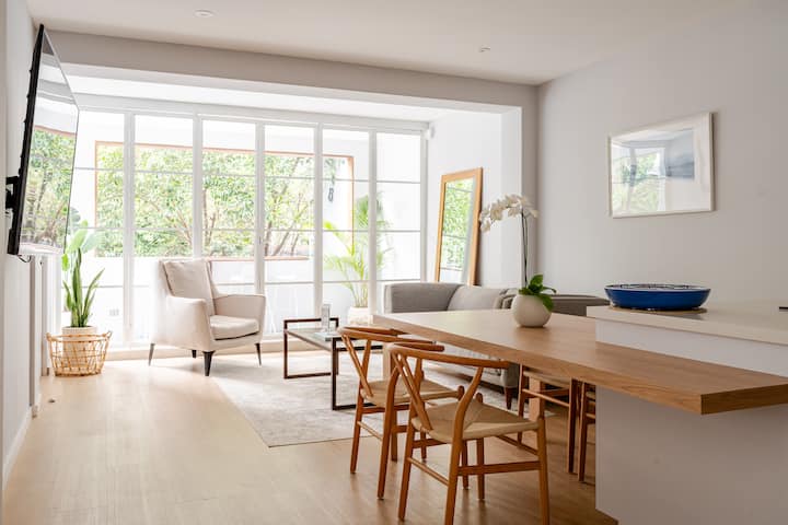 Elegant Apt With Terrace, 2 Rooms- Ideal Location - Mexiko-Stadt