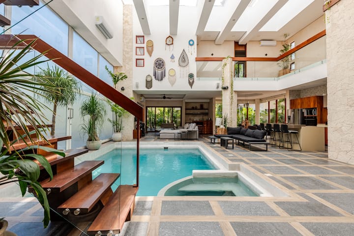 Tikal 4br -1 Breakfast Included -Pool Gym&security - Tulum