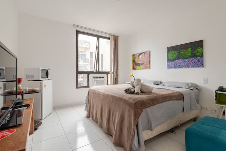Flat Em Copacabana (Leme) - Rio de Janeiro