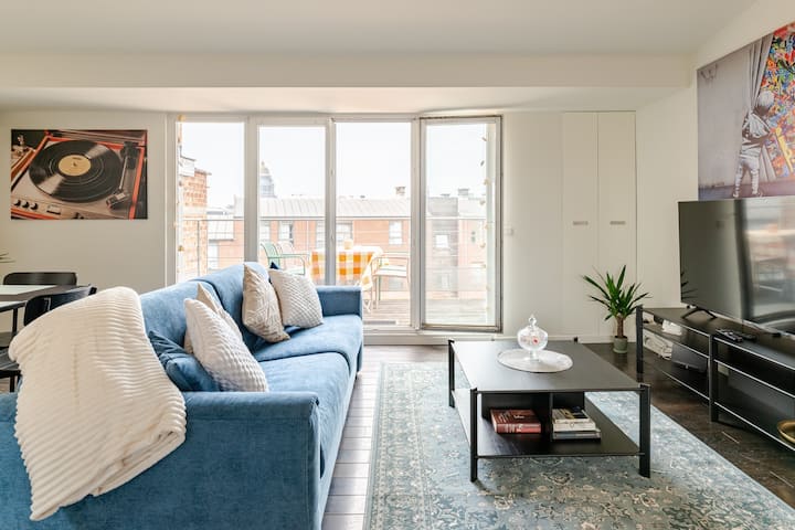 Nouveau : Penthouse Vue Sur Les Toits De Bruxelles - Saint-Gilles
