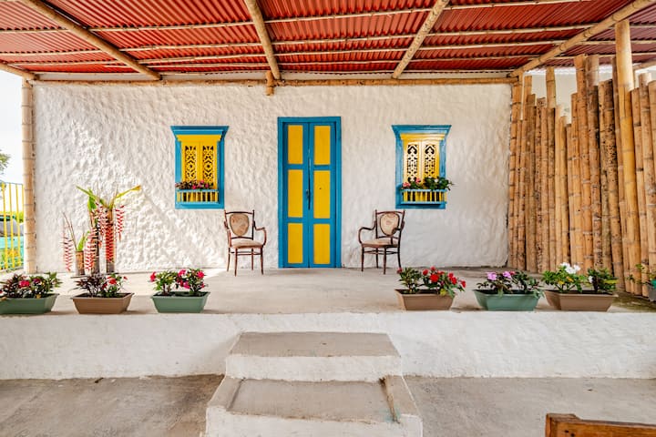 Three Lodges Inside A Replica Coffee Village - Pereira, Colombia