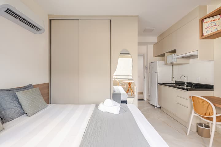 Studio  5 Min Consulado Americano Metro Brooklin - Sao Paolo