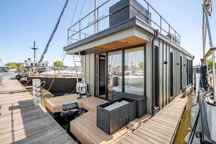 Unieke Houseboat Op Het Water - Zaandam