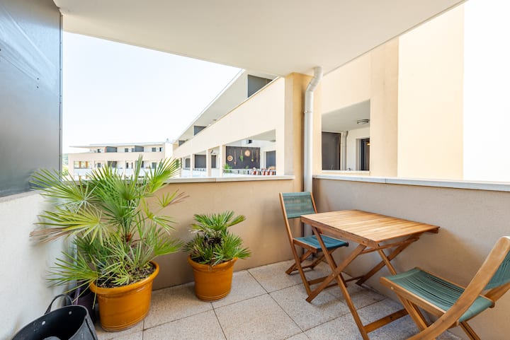 Studio Avec Terrasse Proche Centre-ville Avec Clim - Aix-en-Provence