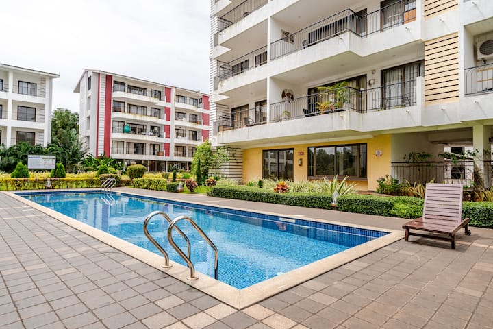 Premium Garden View 1bhk /Sauna/jacuzzi/large Pool - Goa