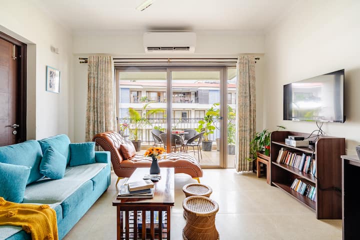 Premium Fully Serviced Large 2 Bedroom Apt @ Baga - Goa