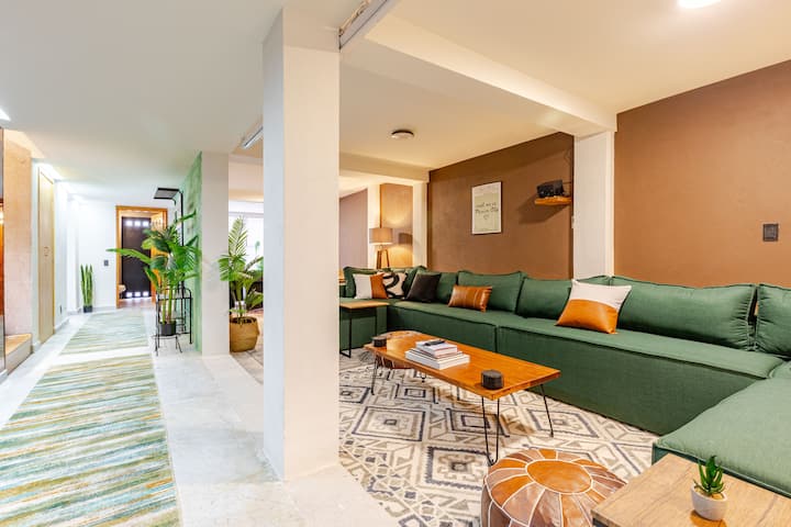 Modern Spacious & Remodeled Home + 2 Patios + Ac - Mexico City