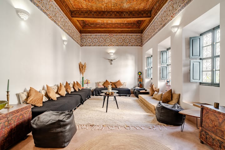 Grand Riad Privé, Clim, Piscine Chauffée, Hammam - Marrakech