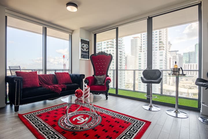 Miami/chanel Palace/downtown/brickell/w/balcony - Miami
