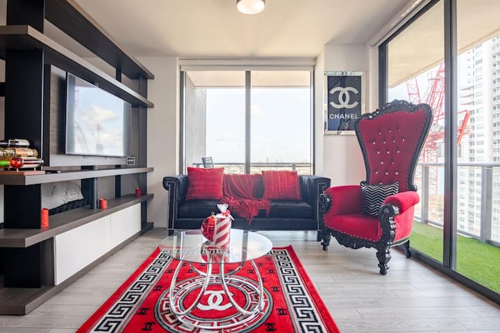 Miami/chanel Palace/downtown/brickell/w/balcony - Miami