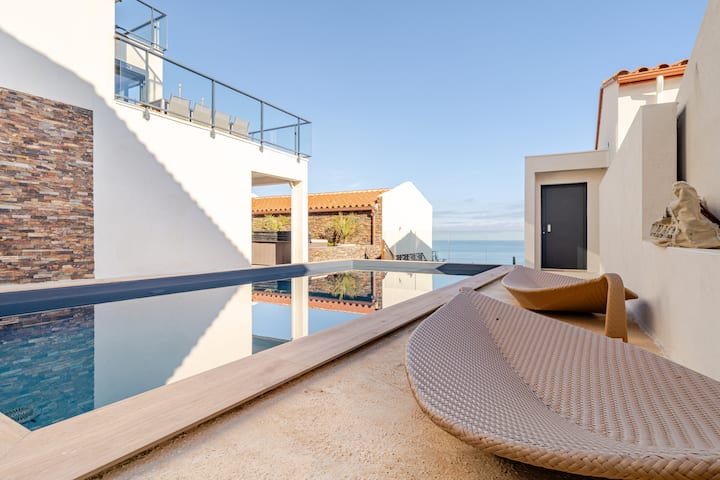 Villa Vue Mer Piscine & Spa Privés. - Cerbère