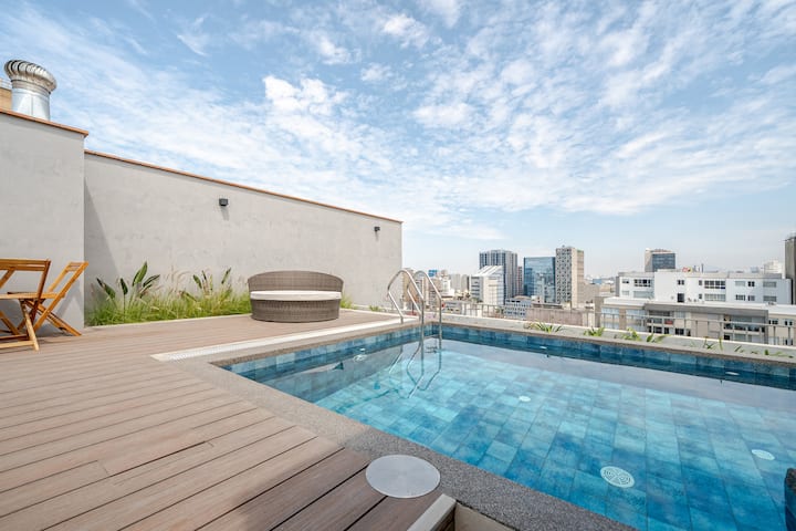 2br Apart Balcony Pool Free Parking Miraflores 203 - Lima