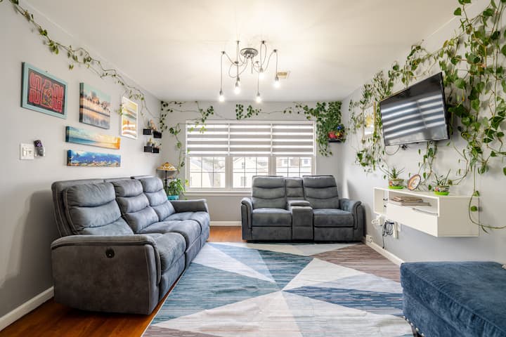 Deluxe 3bd/2ba Apt -King-bed - New Jersey