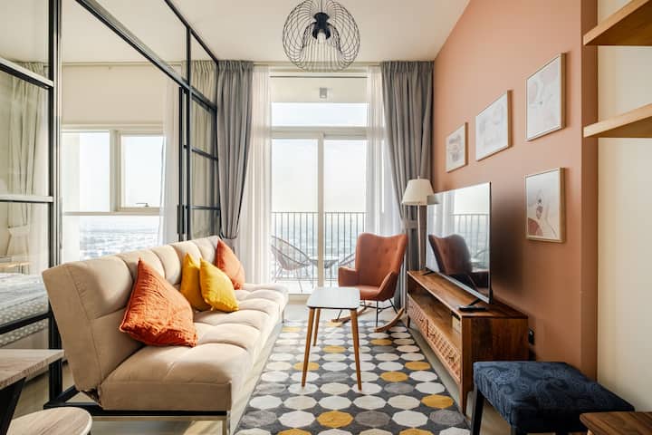 Luxury & Central Stay | Steps To Dubai Hills Mall - Dubai